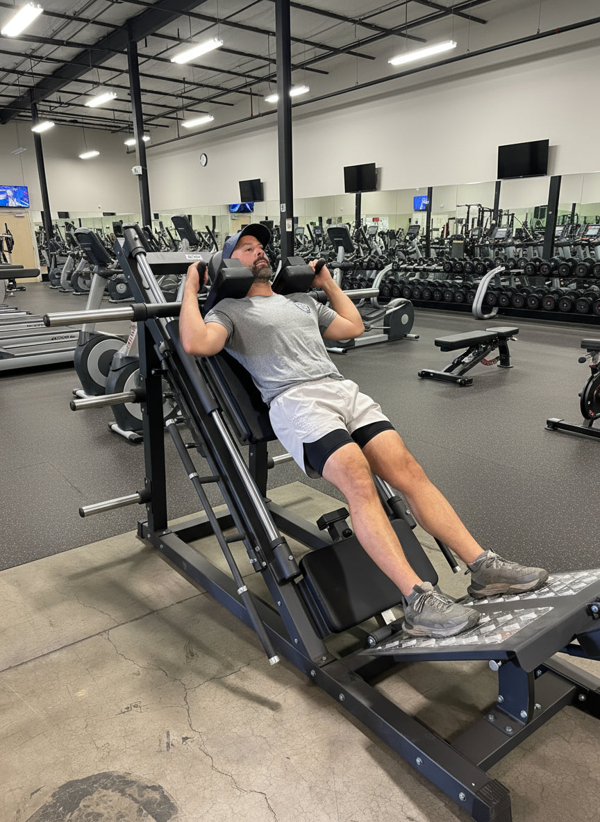 Plate Loaded 45° Leg Press & Hack Squat Machine (New) – Black Hills ...