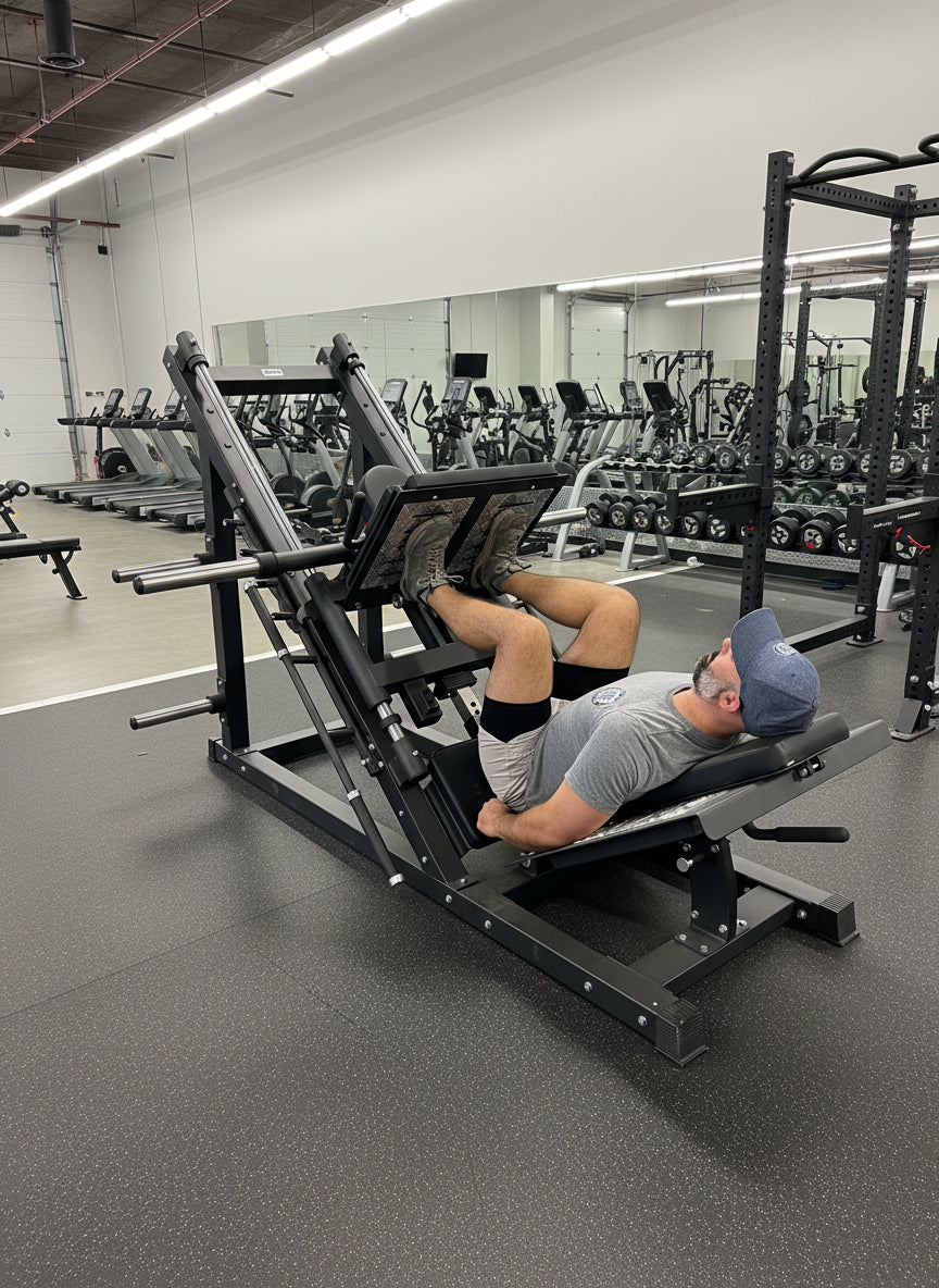 Plate Loaded 45° Leg Press & Hack Squat Machine (New) – Black Hills ...