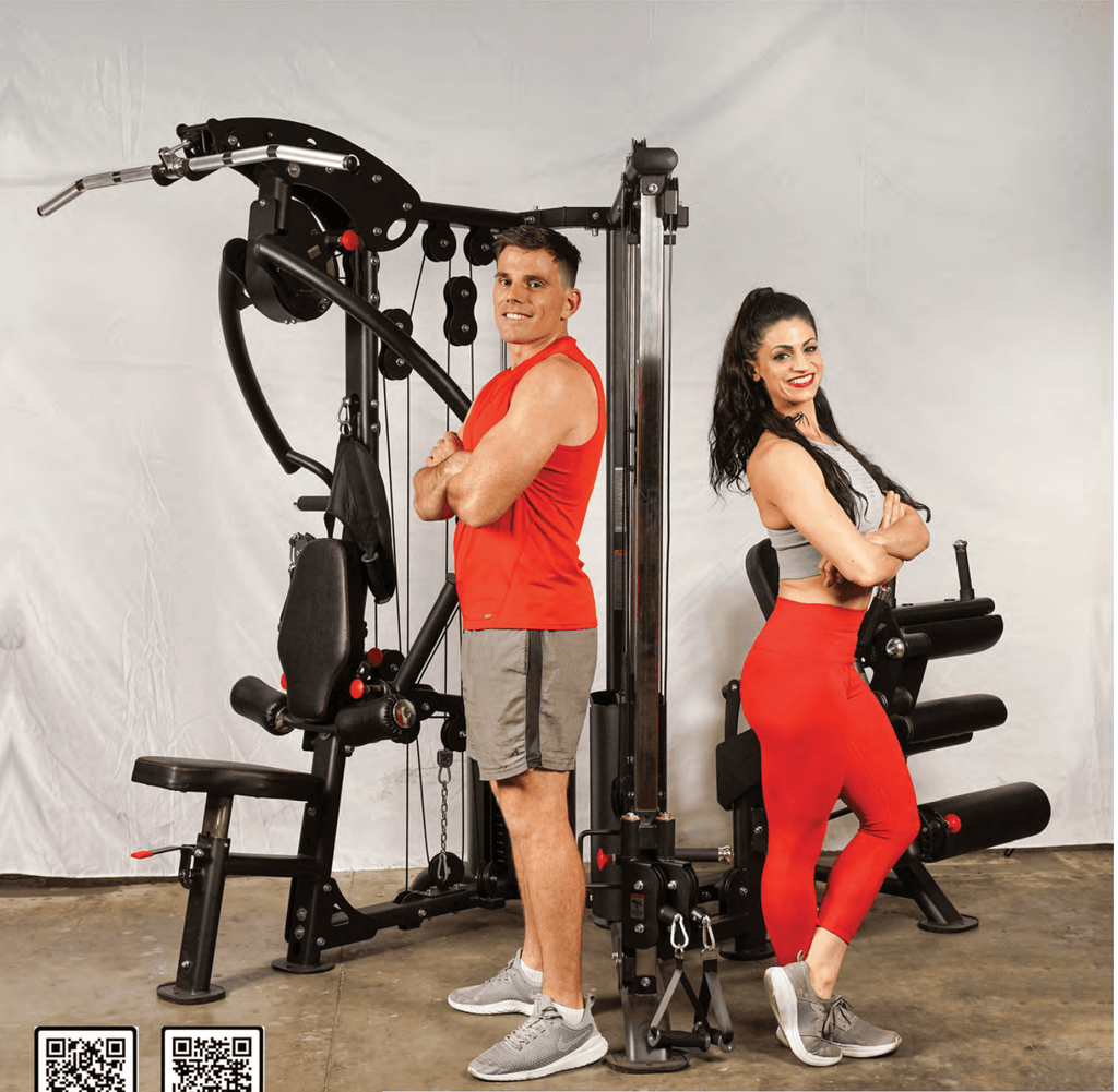 Megatron Corner Gym - Muscle D Fitness - Leg Extension/Leg Curl - Cabl ...