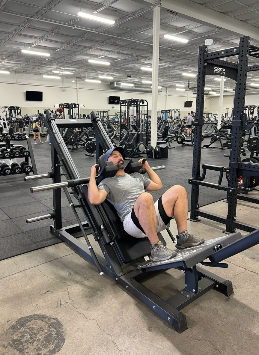 Plate Loaded 45° Leg Press & Hack Squat Machine (New) – Black Hills ...