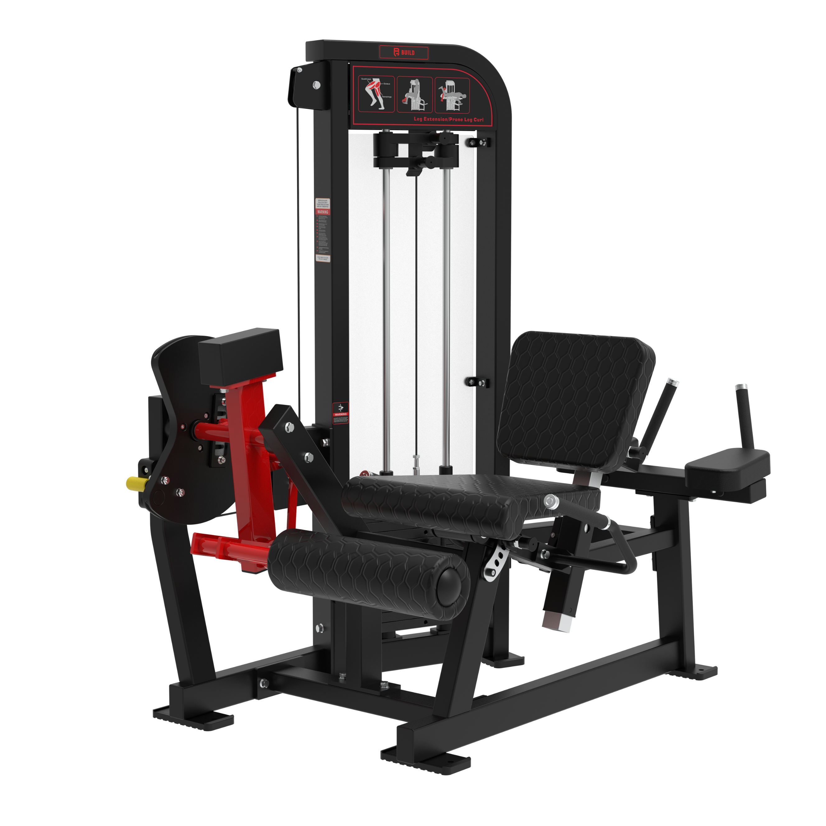 BUILD Prone Leg Extension / Leg Curl (New) – Black Hills Health Retreat